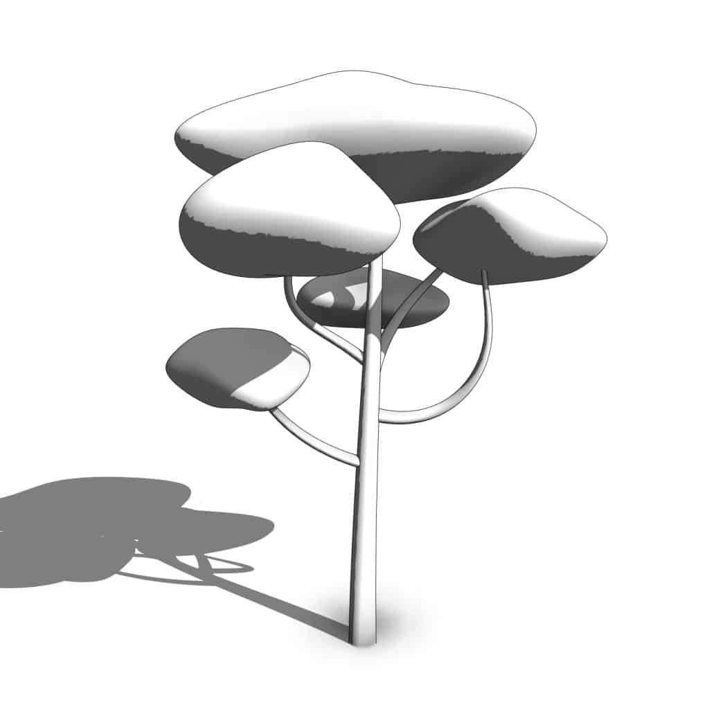 scalable arquitree101_Conceptual tree - arquitree Revit families