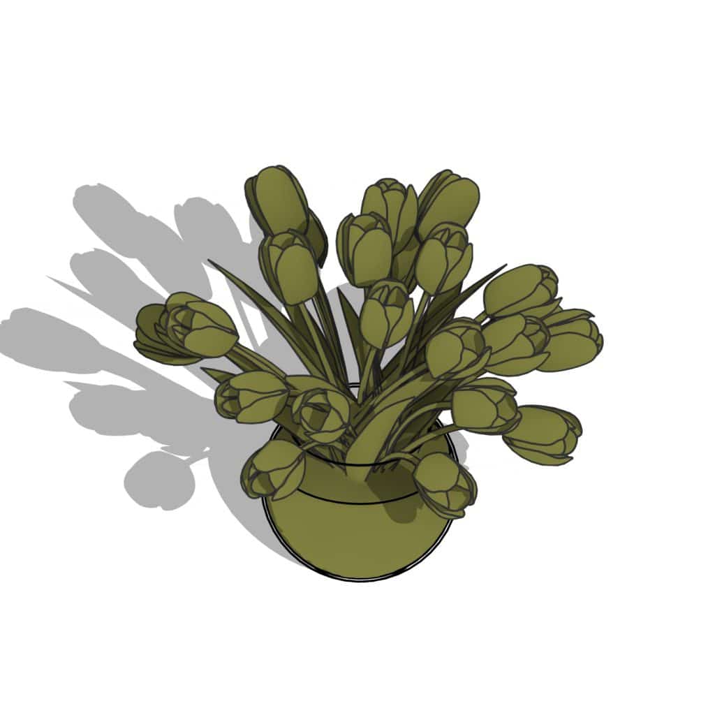 arquiflowers01_REALISTIC_scalable - arquitree Revit families