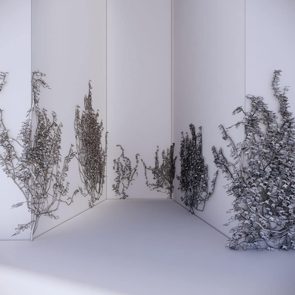 arquivypack01_6 scalable ivy plants - arquitree Revit families