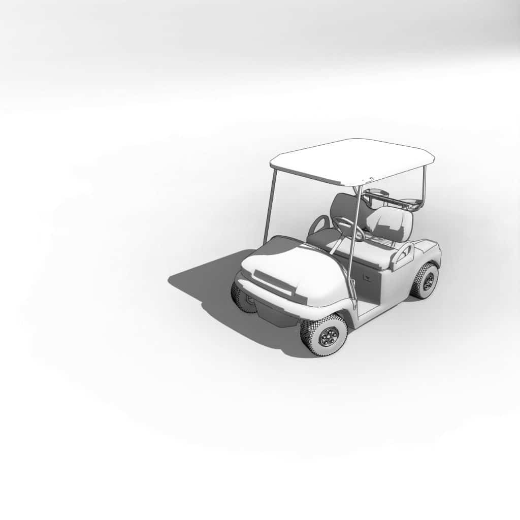 arquicar43_Golf Cart - arquitree Revit families