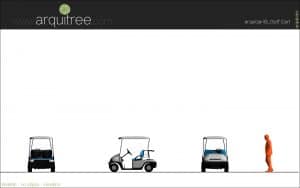arquicar43_Golf Cart - arquitree Revit families