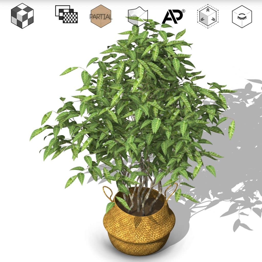 arquiplant61_HYBRID_scalable - arquitree Revit families